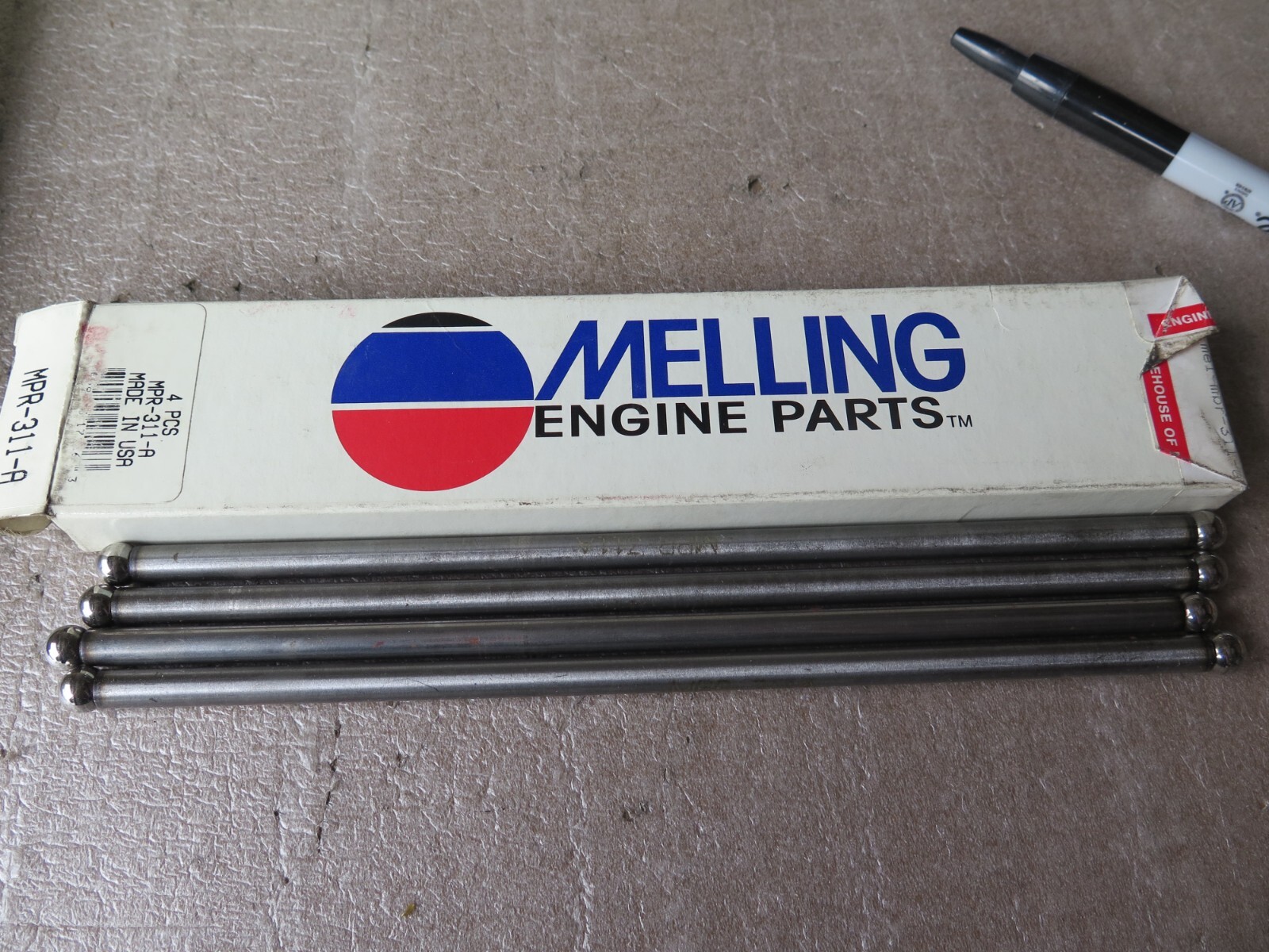 Melling 4 MPR-311-A Push Rods (8C1-1) | eBay
