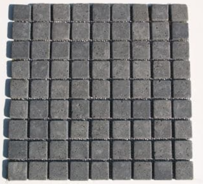 Basalt Mosaic Bathroom Floor Tiles 12x24 Basalt Grey Honed Rectangle