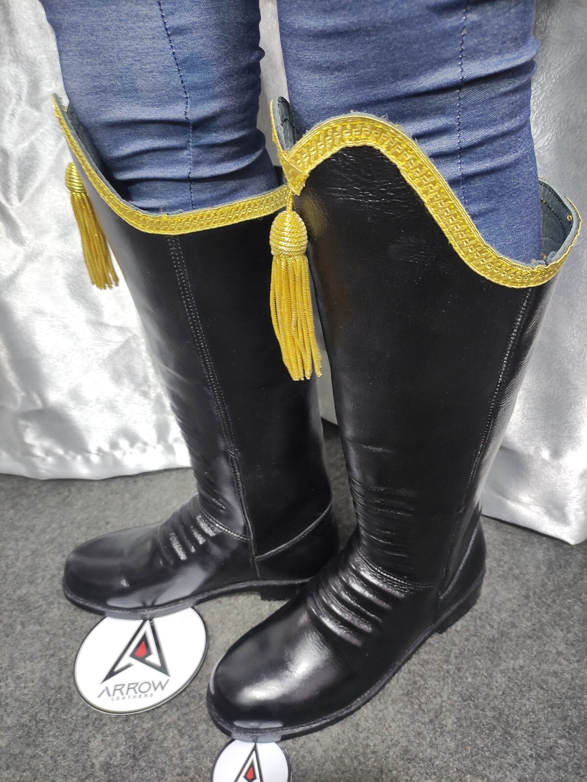 Hessian French Military Boot With Leather Sole. Military Boot, Long ...