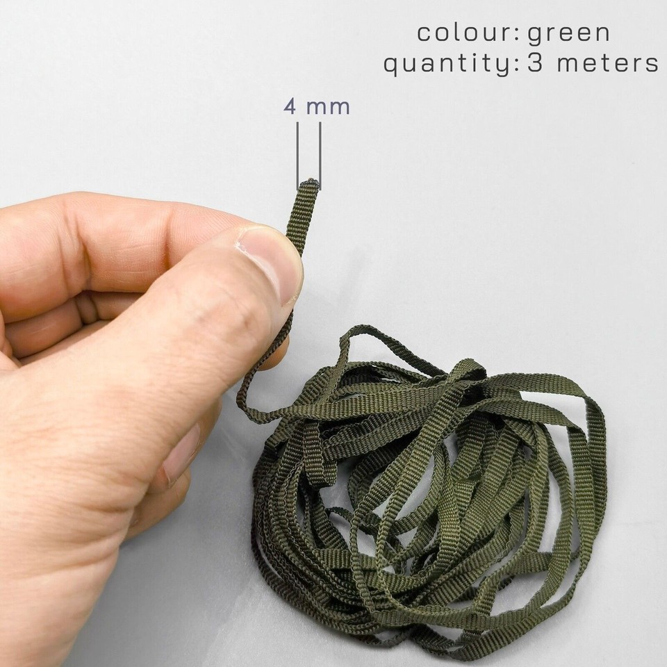 1/6 Scale 3 metres Micro Straps Sling Ribbon 4mm 6mm 10mm For 12 ...