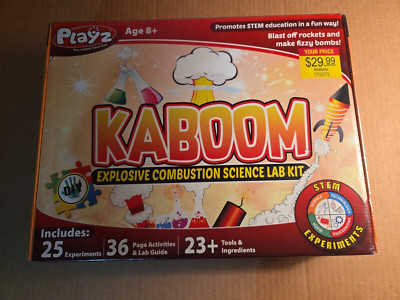 Playz Kaboom! Explosive Combustion Science Lab Kit - 25+ STEM ...
