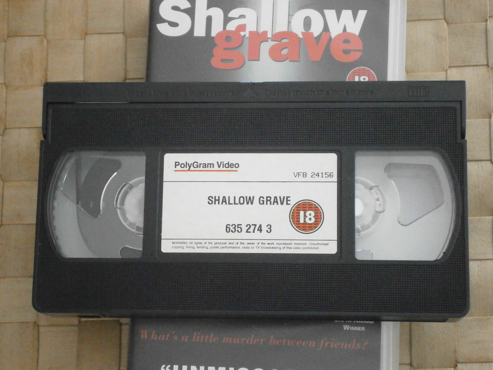 Shallow Grave VHS PAL UK C4 Christopher Ecclestone Ewan McGregor Retro Thriller | eBay