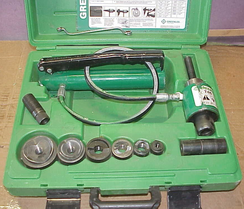 GREENLEE 7306SB 1/2" - 2" Slug Buster Knockout Punch and Hydraulic Driver Set | eBay