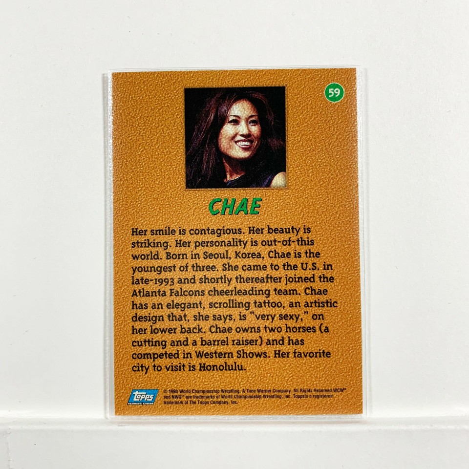 Nitro Girls - Chae - Topps 1998 WCW NWO Wrestling Card #59 | eBay