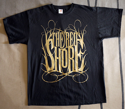 The Red Shore official T-shirt "Gold logo" black NEW (S,L,XL) | eBay UK