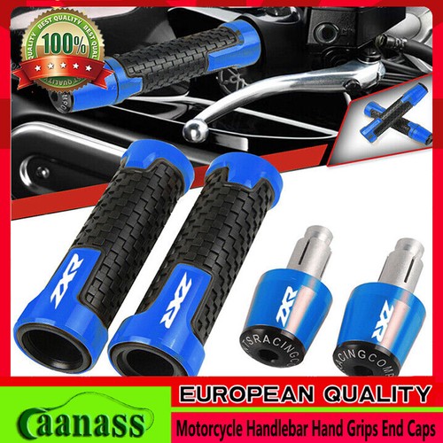 For KAWASAKI ZXR 400 ZXR 750 22MM CNC Motorcycle Handlebar Hand Grips ...