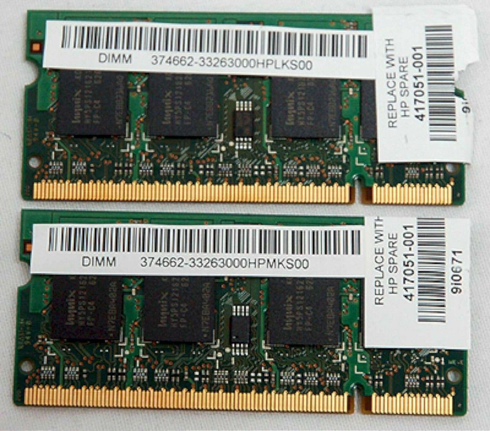 Compaq Presario V3000 Laptop 1GB RAM 417051-001 notebook computer ...