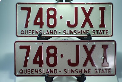 2006/07 QUEENSLAND NUMBER PLATES - 748JXI | eBay