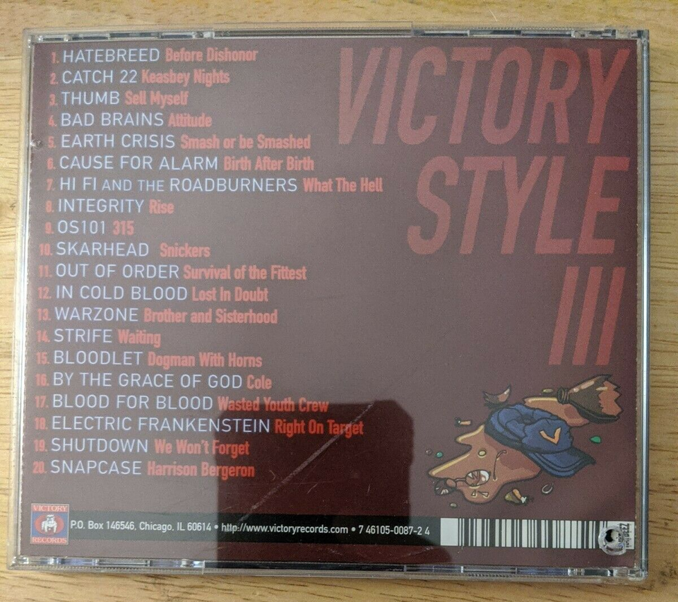 Victory Style, Vol.3 by Various Artists (CD, 1998) Drilled Barcode ...