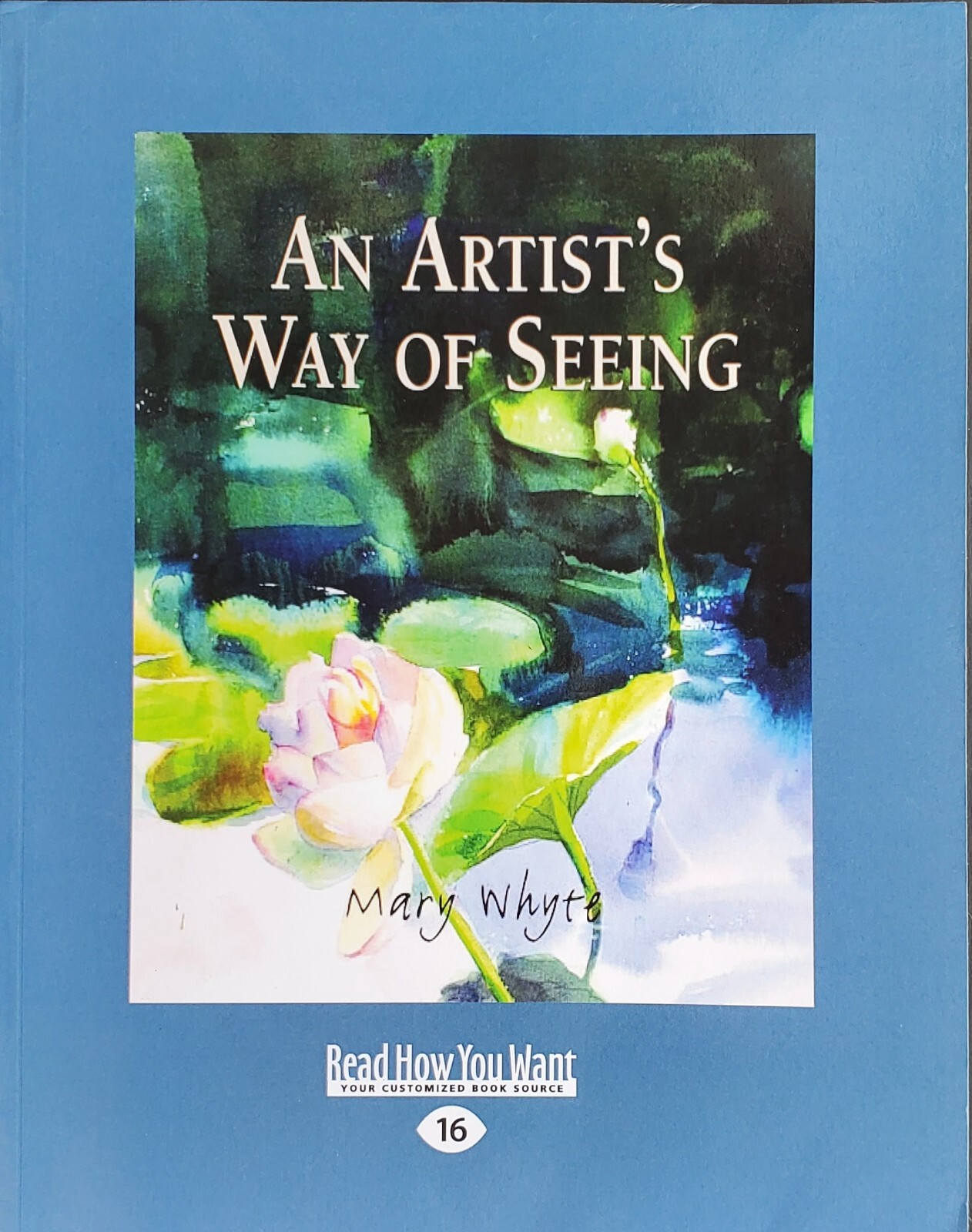 An Artist's Way of Seeing by Mary Whyte, large print, Read How You Want ...