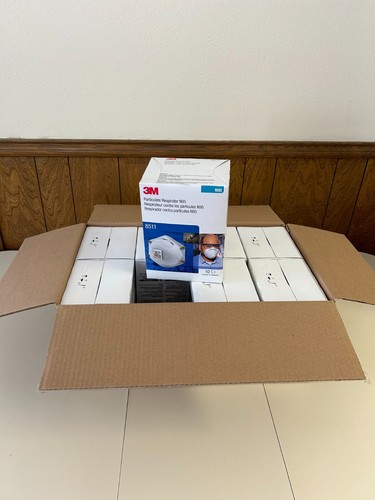 3M N95 Particulate Respirator Face Mask, Case of 80 - 8511 51138543433 ...