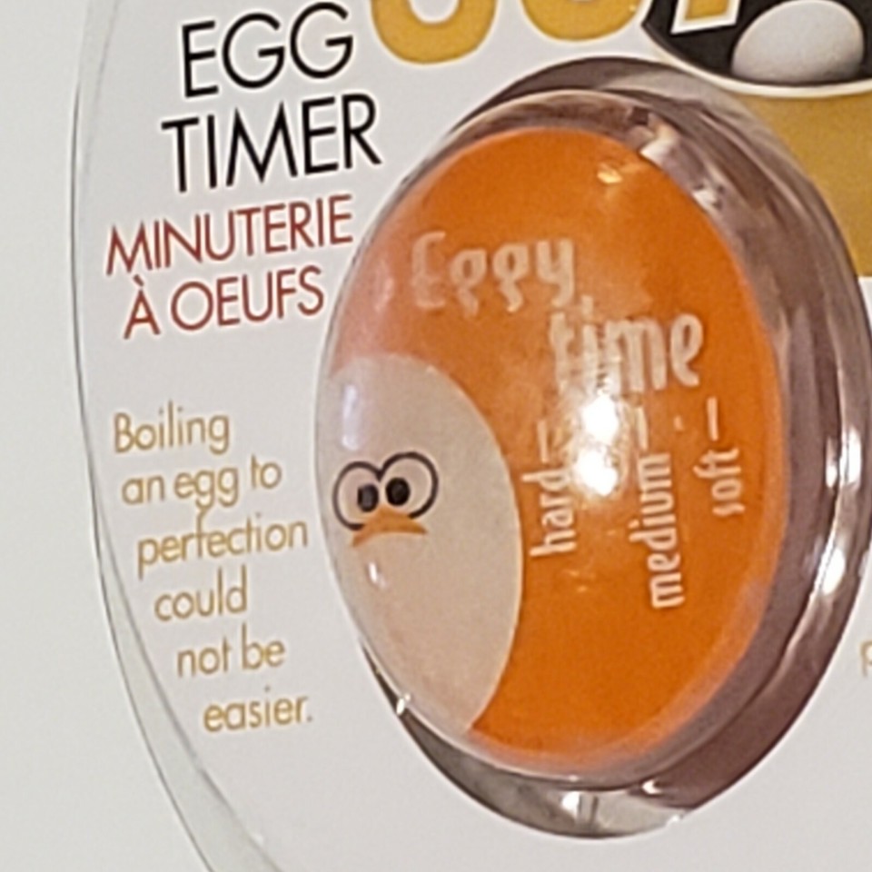 Joie Eggy Egg Timer Indicates Soft,Med,Hard sealed Kitchen Gadgets NOS ...