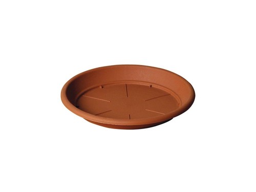Sous-Pot En Polypropylène Couleur Terre Cuite 14 Cm 01011 Marron ...
