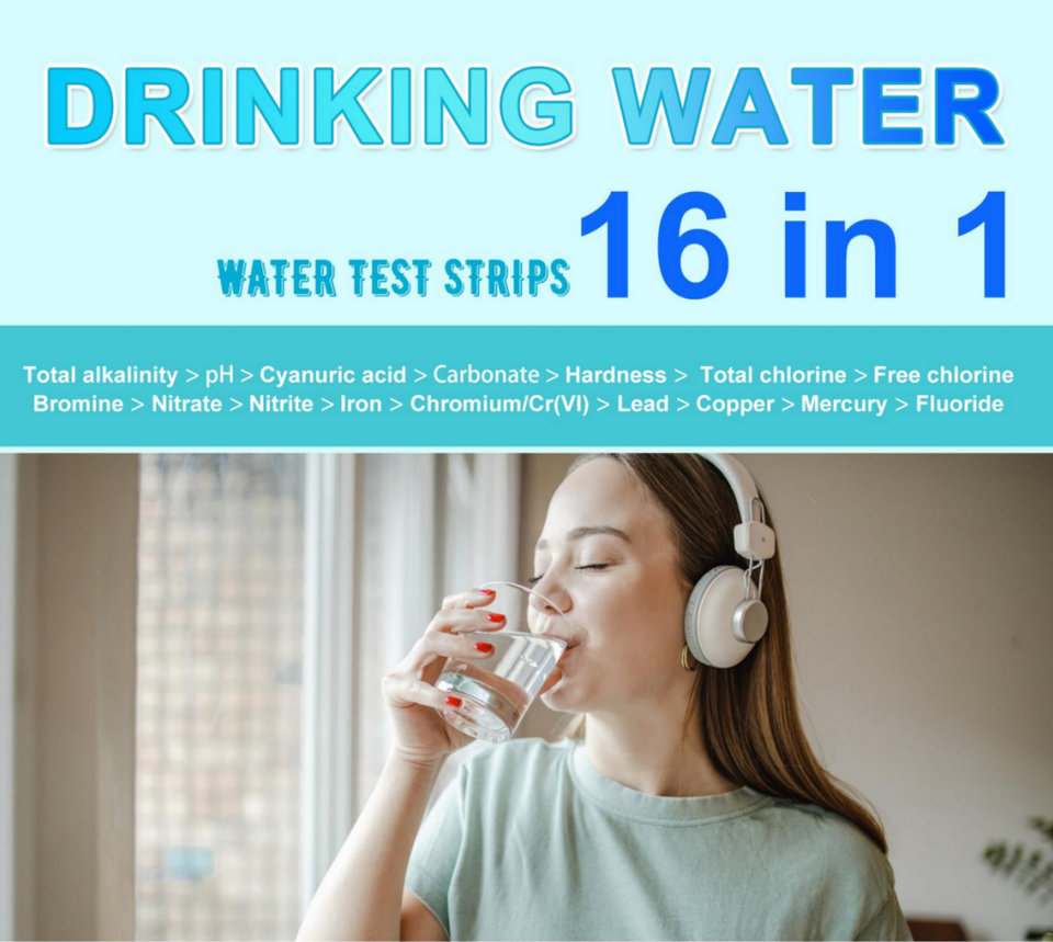 MERYDI-16 in 1 Drinking Water Quality test Kit Heavy Metal Water Test ...