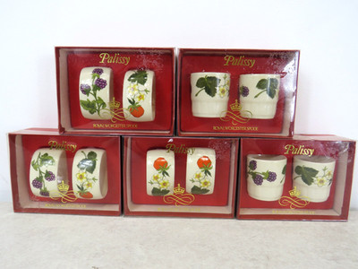 Royal Worcester Spode Palissy Napkin Rings and Egg Cups | eBay UK