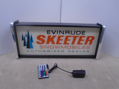 Evinrude Skeeter Snowmobiles LED Display light sign box | eBay
