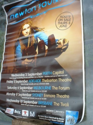 1 X SECOND HAND MUSIC POSTER NEWTON FAULKNER | eBay Australia