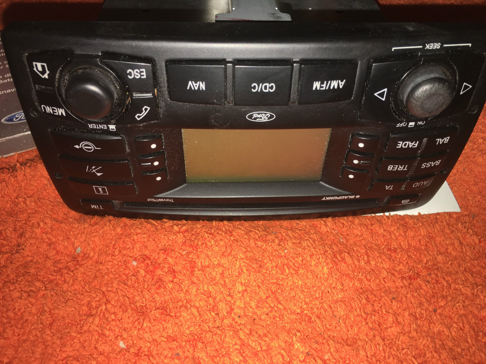 Ford Autoradio CD-Radio TravelPilot Navi Navigation Blaupunkt incl ...