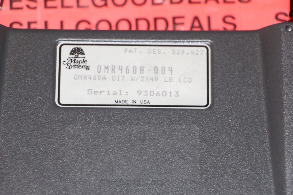 Maple Systems OMR460A-004 HMI Interface Panel/Display OMR460A OIT W ...