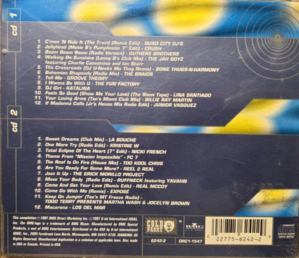 Club Mix '97 : Various Artists 2 Disc Set - Audio CD 22775624229 | eBay