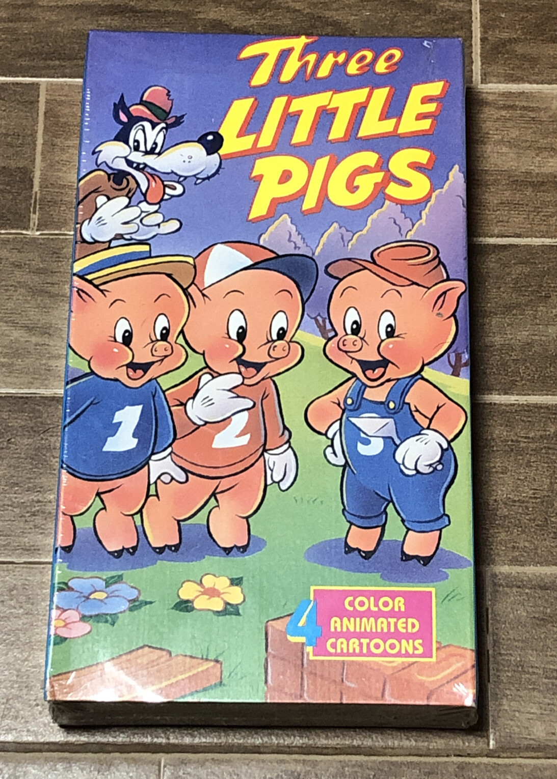 Three Little Pigs Color Animated Episodes VHS Tape Kid's Animation ...