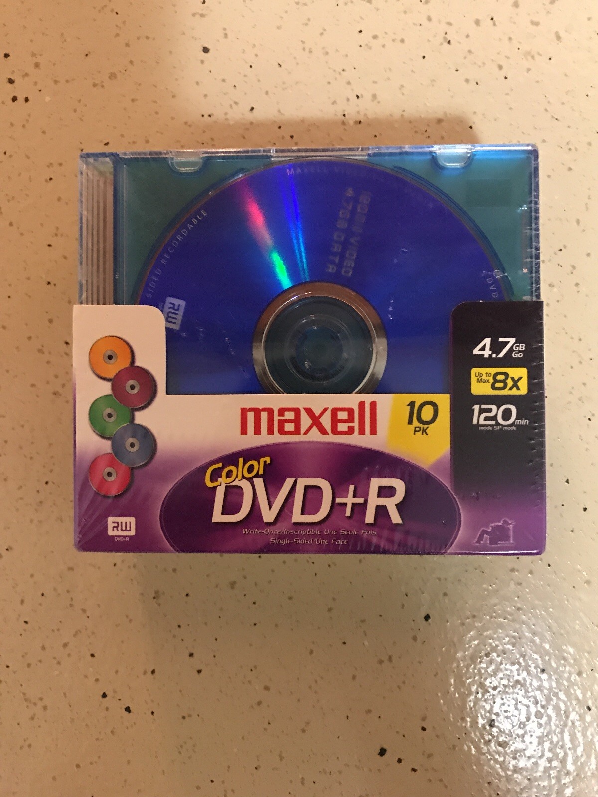 Maxell 10 Pack Color DVD+R Discs with Cases | eBay