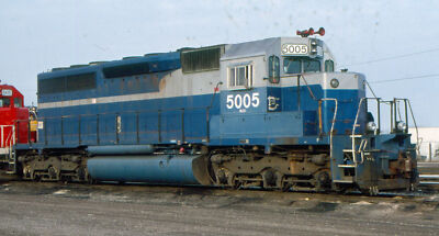 Original Railroad Slide: HLCX SD40 5005 (Detroit Edison paint) (1995 ...