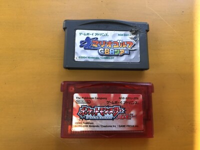 Mario Golf GBA Tour , Pokemon Ruby Japanease game set Nintendo GB GBA ...
