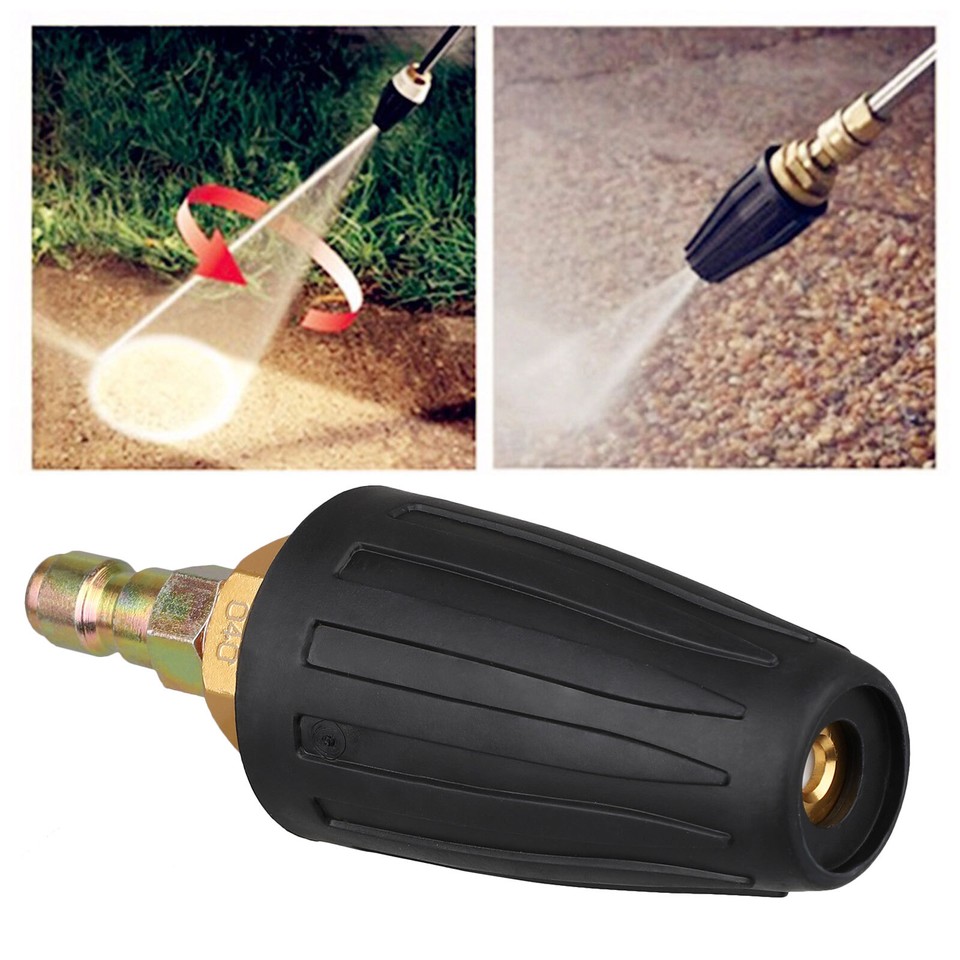 1/4" High Pressure Washer Rotating Turbo Nozzle Spray Tip 4.0 GPM 3000 ...