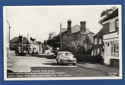 Wyre Piddle Post Office Morris Traveller Nr Pershore RP pc unused Frith ...
