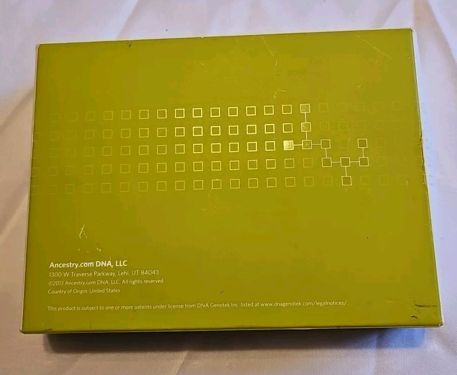 Genuine Original Genetic Ancestry DNA Kit Testing 2013 Brand New Sealed ...