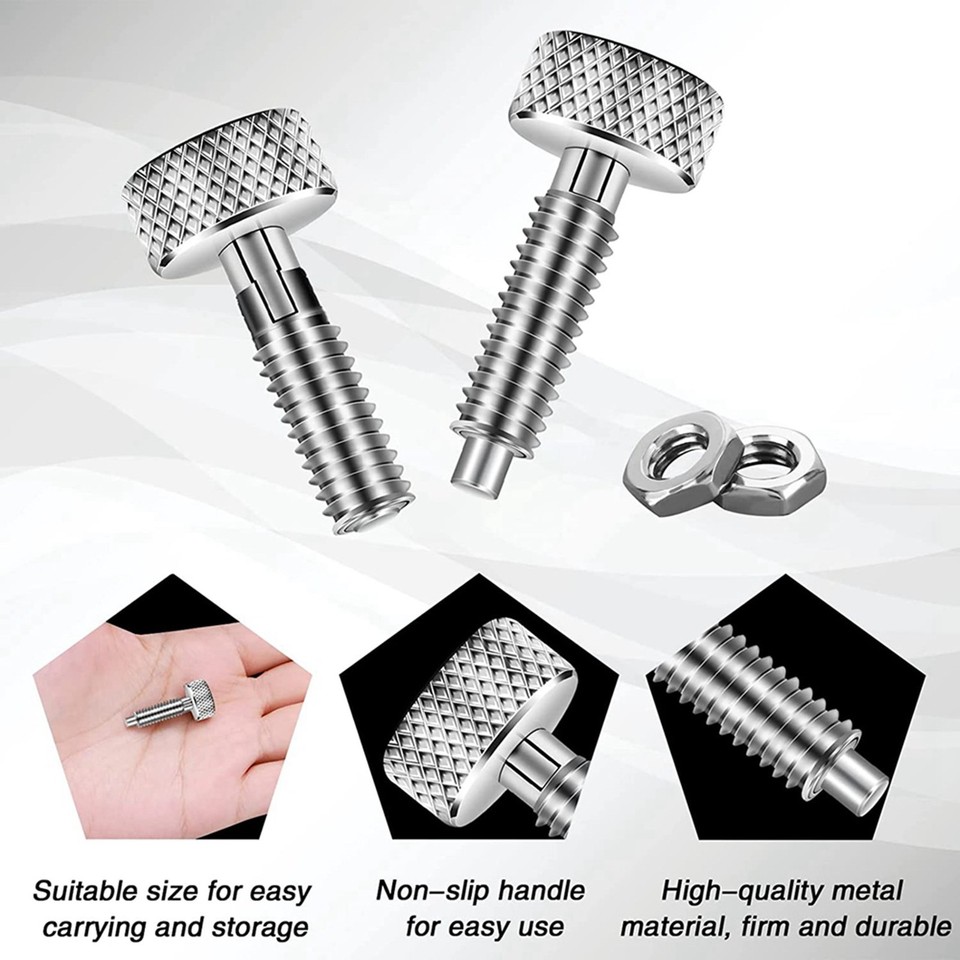 4 Pcs Hand Retractable Spring Plunger Stainless Steel Lock Out M6 Type ...