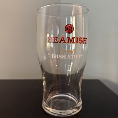VTG Beamish Genuine Irish Stout Pint Glass Cork Ireland Brewery Irish ...