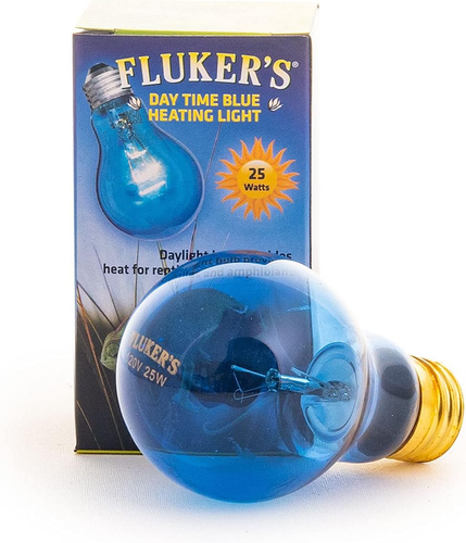 Reptile Incandescent Blue Daylight Bulb for Reptiles and Amphibians, 2 ...