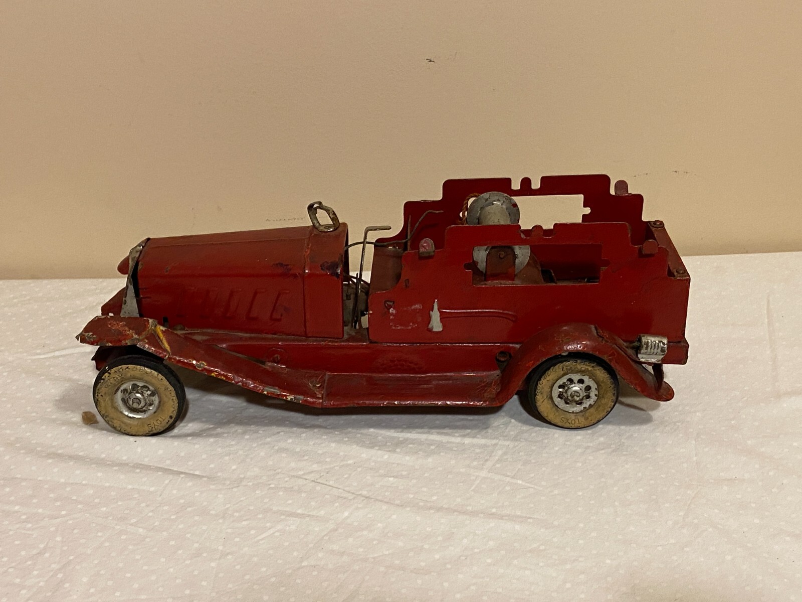 Marx Fire Ladder Siren Truck 1933 Wind Up Pressed Steel aa-17 | eBay