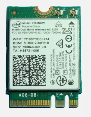 Intel Dual Band Wireless AC 7265 7265NGW Bluetooth NGFF WiFi Card ...