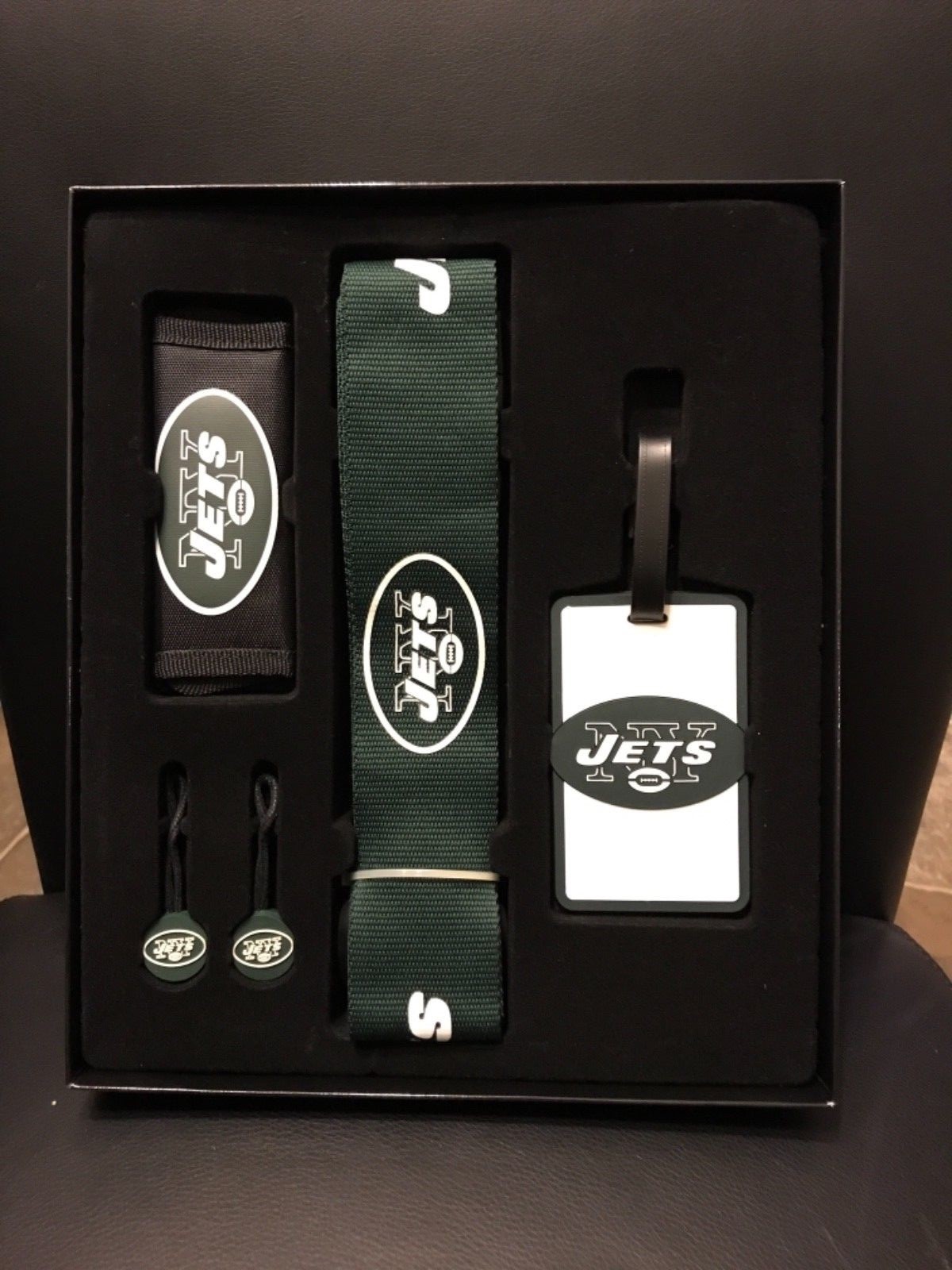 NFL luggage tag & travel lock gift set eagles, redskin, packers, ny ...