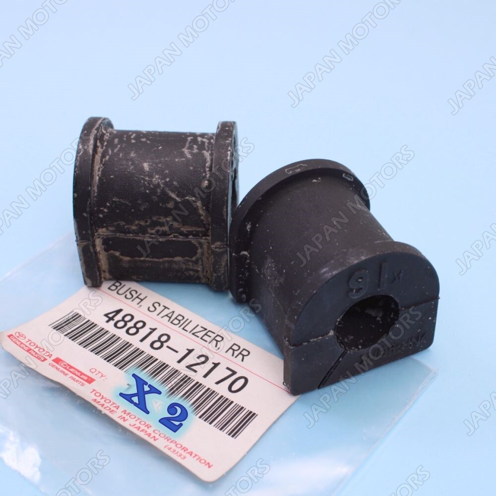 x2 GENUINE TOYOTA Camry Avalon REAR STABILIZER SWAY BAR BUSHINGS KIT ...