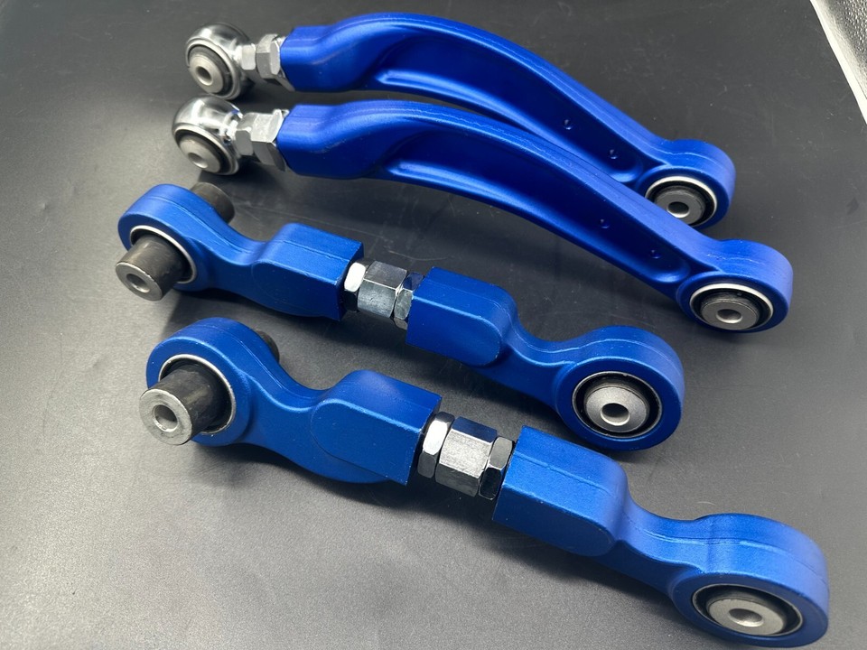 Set of Adjustable Aluminum Rear Toe + Camber Arms for Mercedes C CLS E ...
