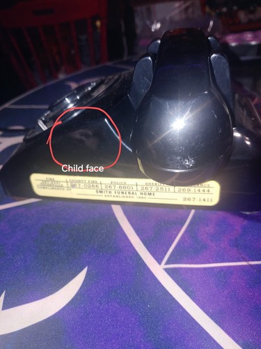 Haunted Rotary Telephone from Funeral Home Phantom Rings Shadow Figure ...