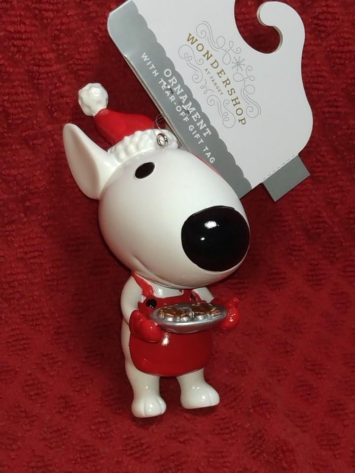 2025 Target Wondershop Bullseye Dog Baker w/Cookies Christmas Ornament ...