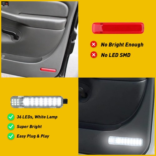 White LED Door Courtesy Light For Chevrolet & GMC C/K Chevrolet ...