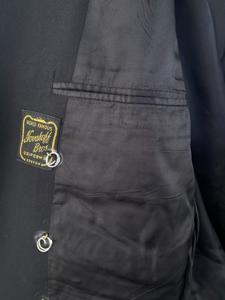 Vintage US Navy Officer's Jacket Dress Uniform Double Breast Novakoff ...