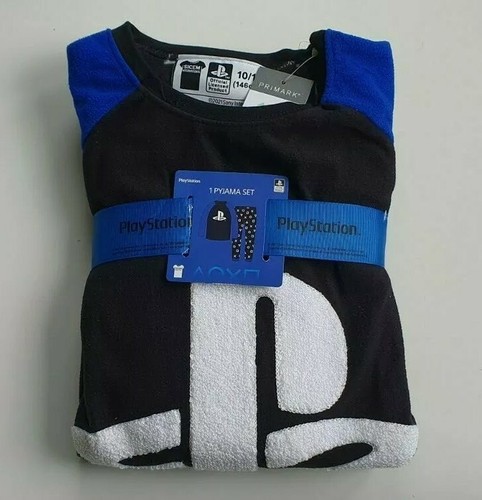 Primark PLAYSTATION PS4 boys FLEECE pyjamas set 10-14 years Official ...