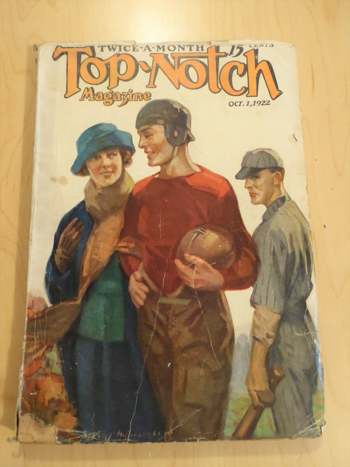 Top-Notch Magazine October 1, 1922 Football & Baseball Cover | eBay