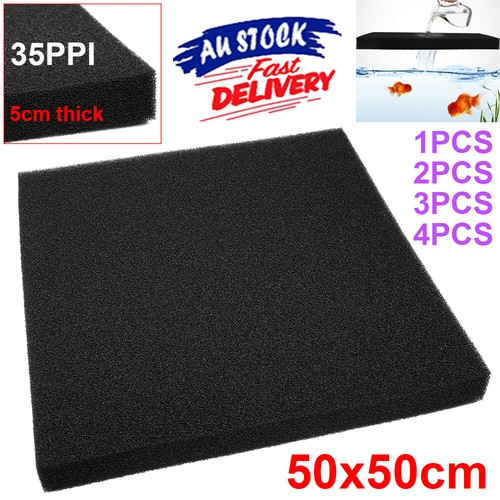 Aquarium Pond Sponge Filter Fish Tank Sump Filter Pad Bio Media Foam ...
