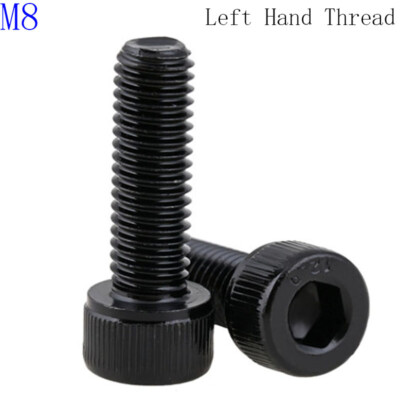 M8 Left Hand Thread 12.9 Grade Alloy Steel Socket Cap Screws Hex Allen ...