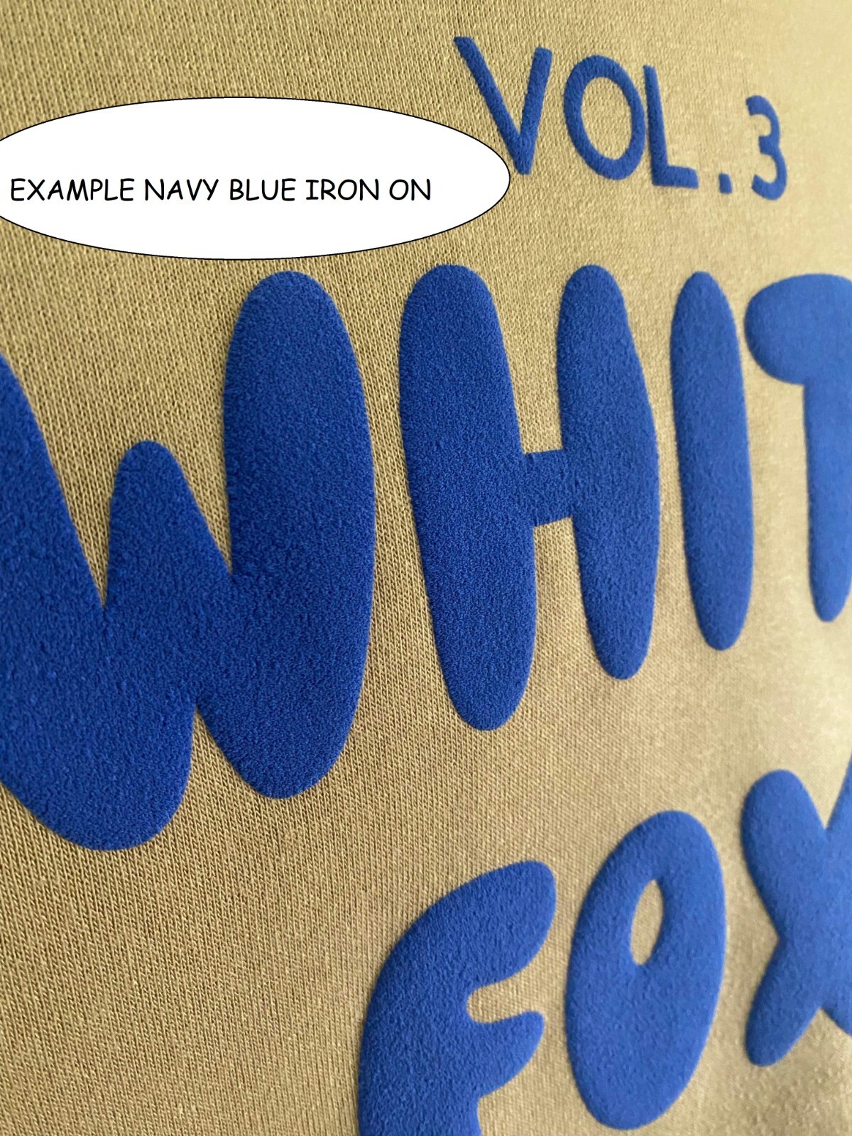 3D PUFF WHITE FOX VOL 3 IRON ON HEAT TRANSFER VINYL BRAND SPORT CLASSIC ...