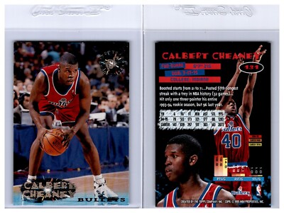 1995-96 Topps Stadium Club #131 Calbert Cheaney Washington Bullets | eBay