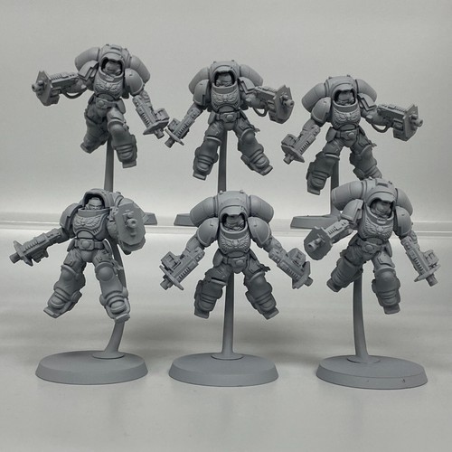 6 PRIMARIS INCEPTORS SQUAD JUMP PACKS WARHAMMER 40,000 SPACE MARINES ...